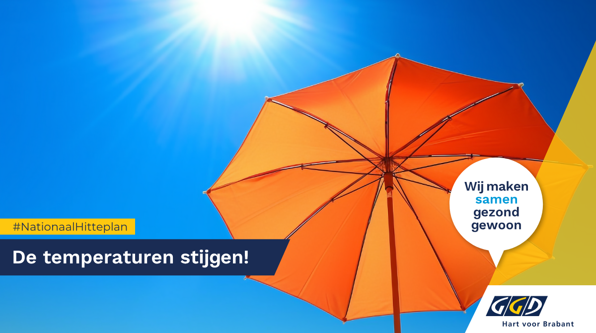 12 augustus 2025: Nationaal Hitteplan actief - GGD Hart voor Brabant